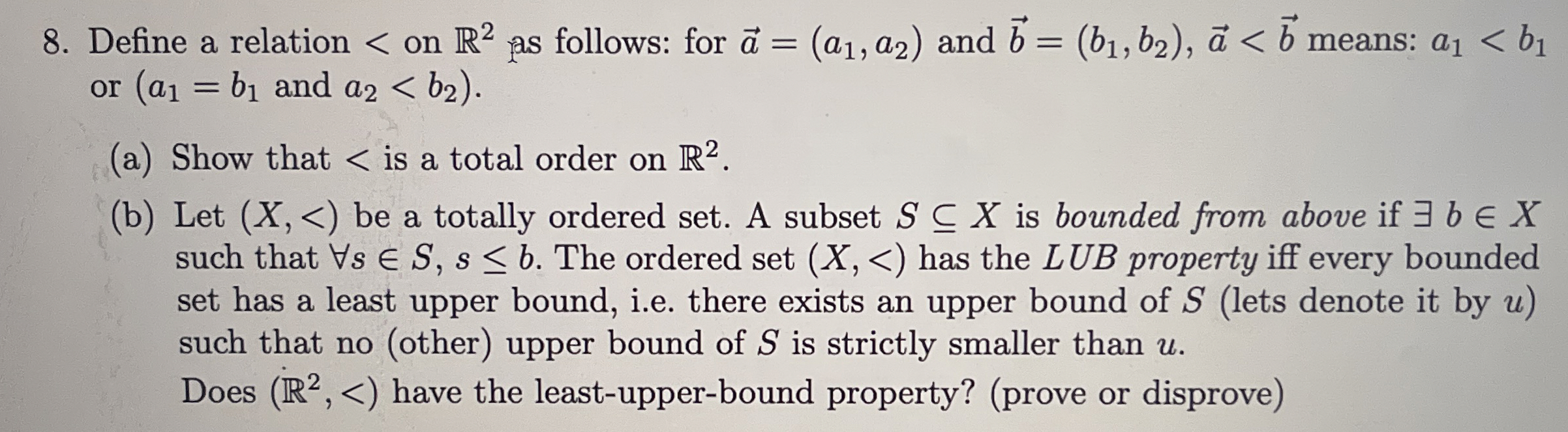 Solved Define a relation