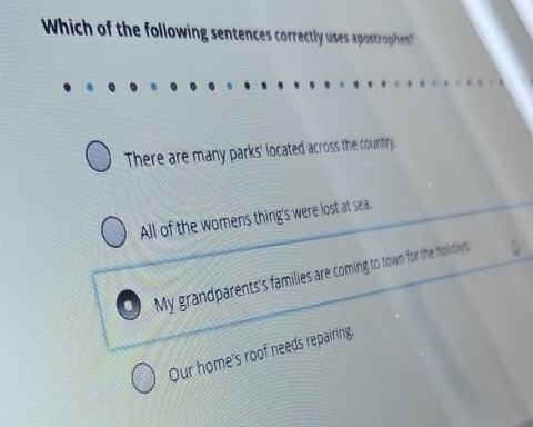 Solved Which of the following sentences correctly uses | Chegg.com