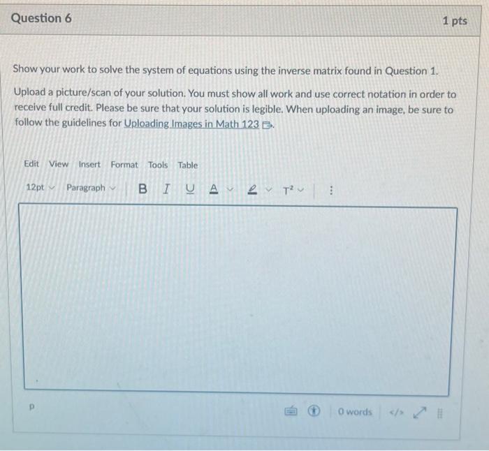Solved Use the following information to answer Questions | Chegg.com