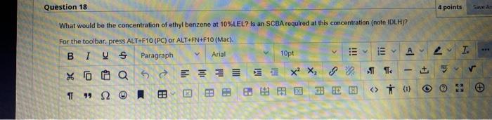 [Solved]: What would be the concentration of ethyI benzene