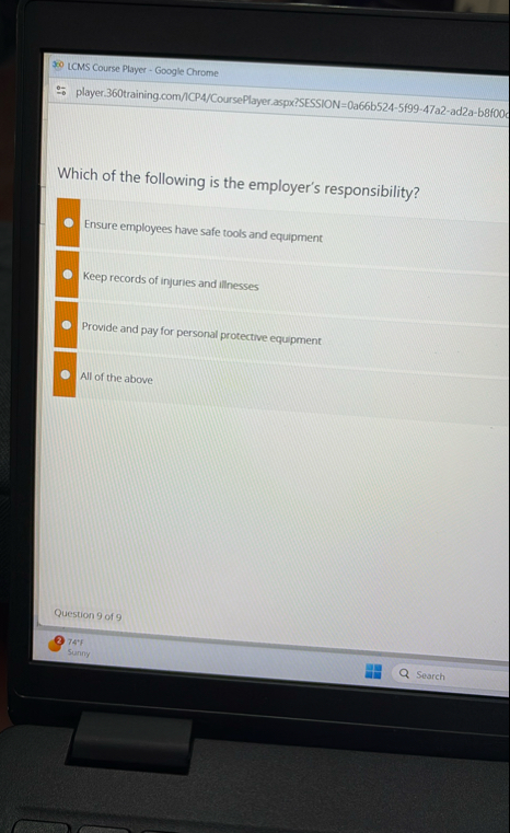 Solved LCMS Course Player - ﻿Google Chrome:' ﻿player | Chegg.com