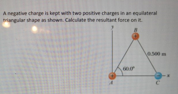 Solved The positive charges have the same charge value which | Chegg.com