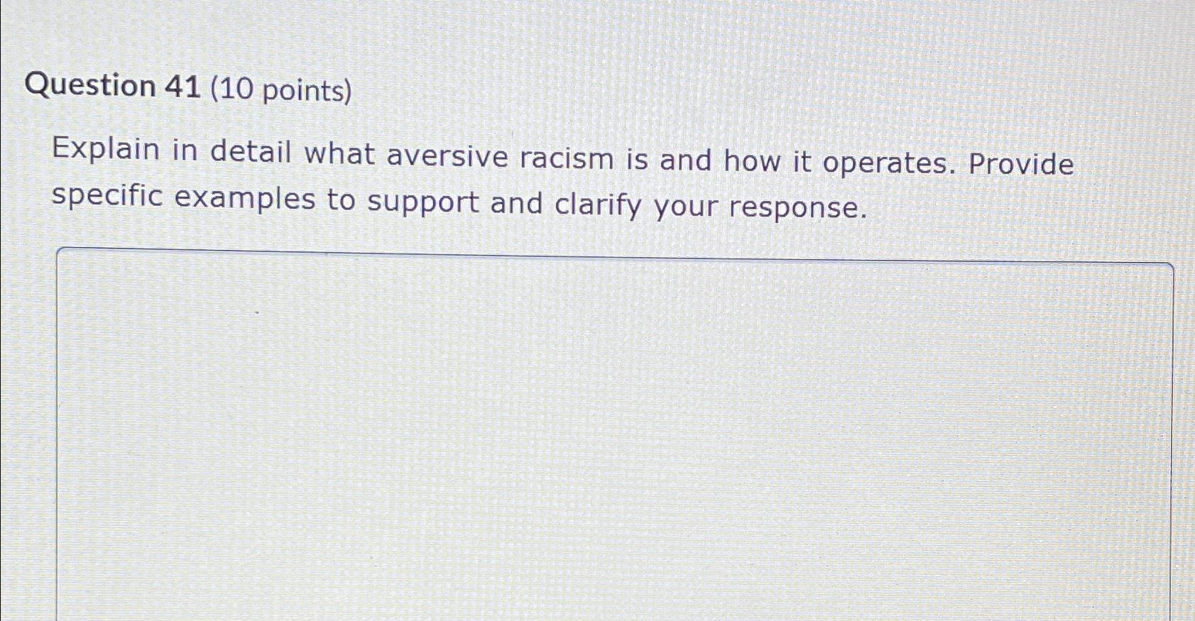 Solved Question 41 (10 ﻿points)Explain in detail what | Chegg.com