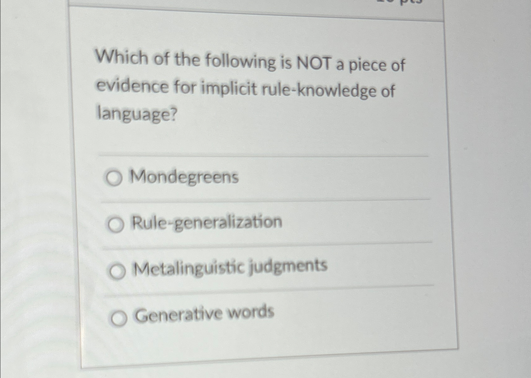 Solved Which of the following is NOT a piece of evidence for | Chegg.com