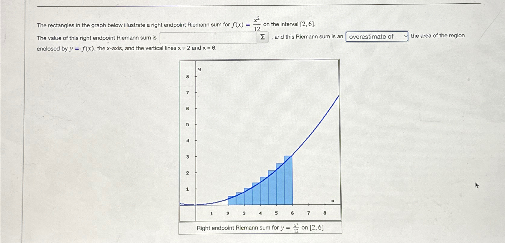 Solved The rectangles in the graph below illustrate a right | Chegg.com