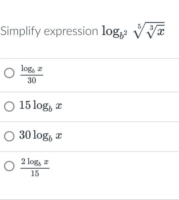 Solved Evaluate 5log1/510 1 −10 10 −1Simplify expression | Chegg.com