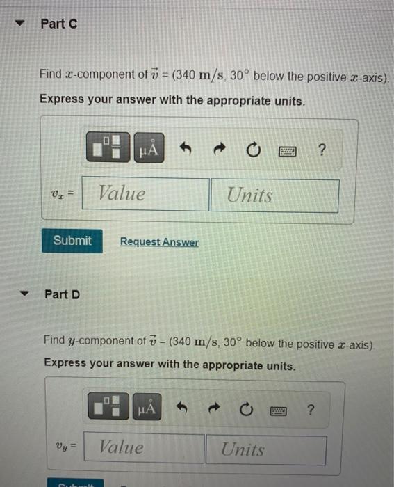 Solved Find x-component of a=(7.5 m/s2, negative x-direction | Chegg.com