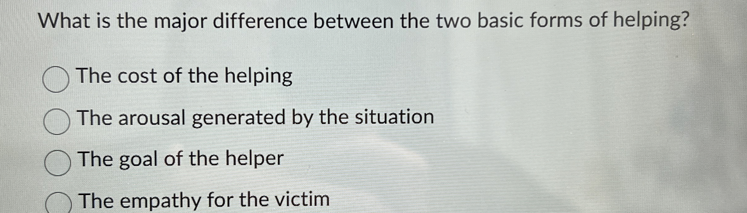 Solved What is the major difference between the two basic | Chegg.com