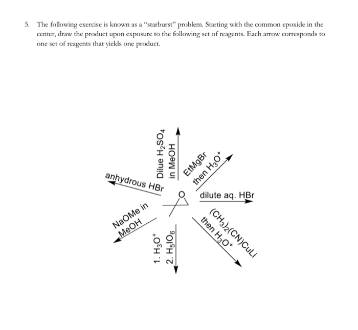 Solved 5. The following exercise is known as a "starburst" | Chegg.com