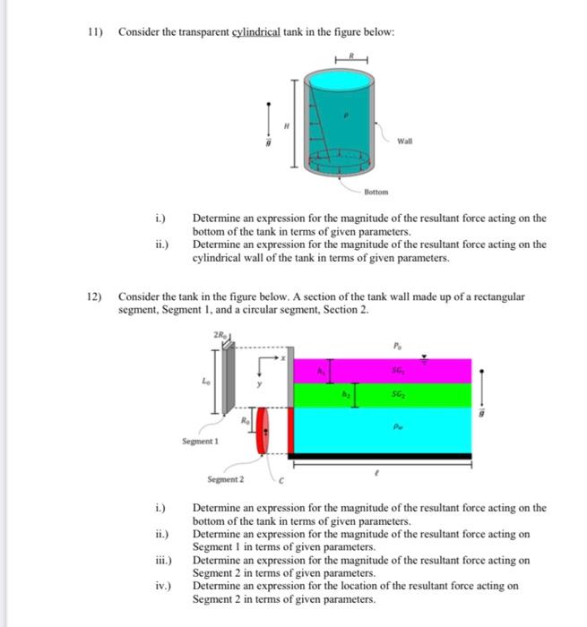 Solved 3) Derive the equation for the hydrostatic pressure, | Chegg.com