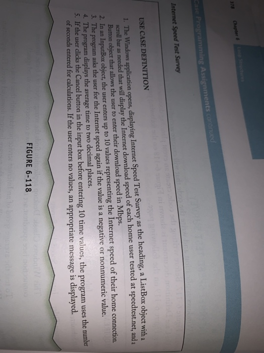 FIGURE 6-118 Internet Speed Test Survey for Home | Chegg.com