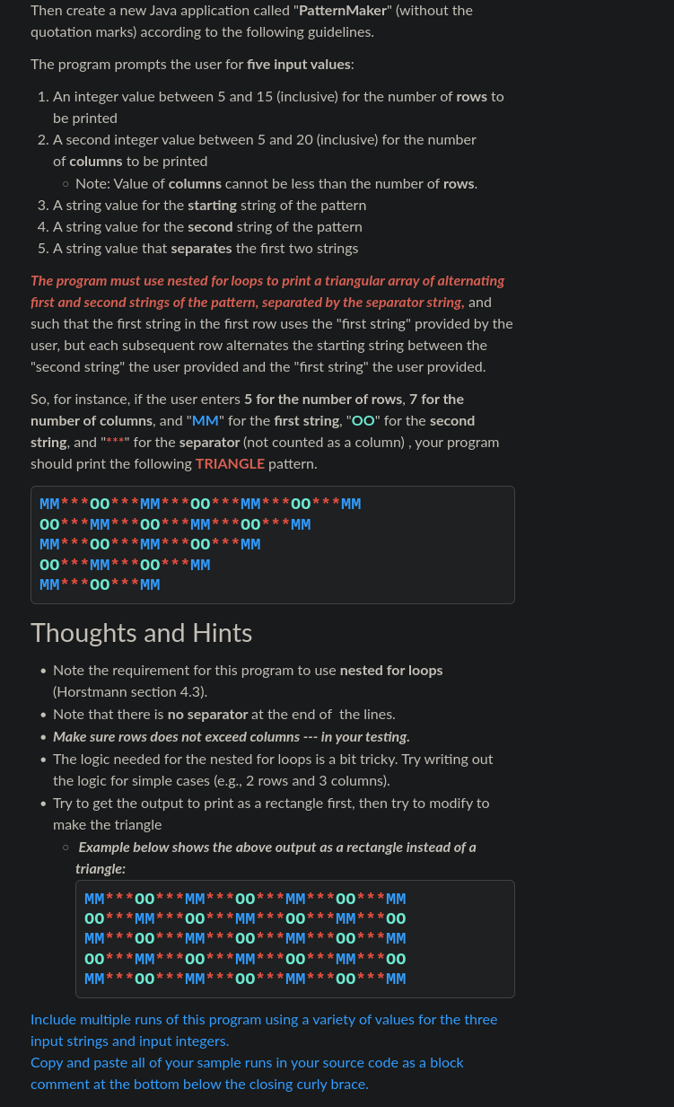 Solved Then create a new Java application called | Chegg.com