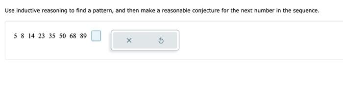 Solved Use inductive reasoning to find a pattern, and then | Chegg.com