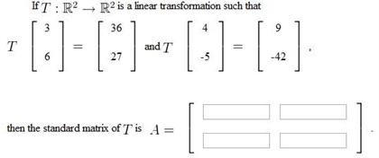 Solved If T : R2 rightarrow R2 is a linear transformation | Chegg.com