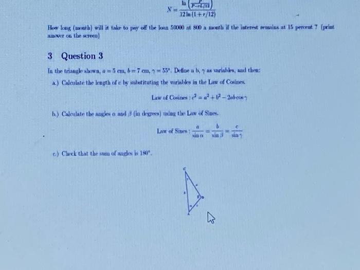 Solved Lo Matl Ab To Rodeate Tle Followier Ryarewines A 