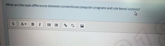 Solved What are the main differences between conventional | Chegg.com