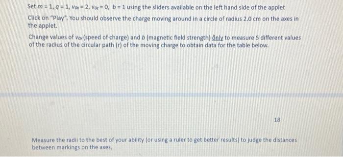Solved EXPERIMENT 5: THE SPECIFIC CHARGE OF THE ELECTRON | Chegg.com