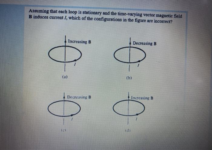 Solved Assuming that each loop is stationary and the | Chegg.com