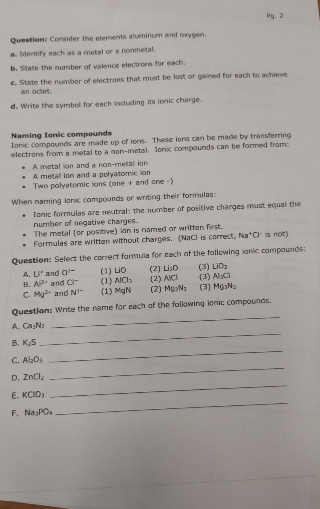Solved Ch. 6 Handout Learning Objectives 1. Be able to | Chegg.com