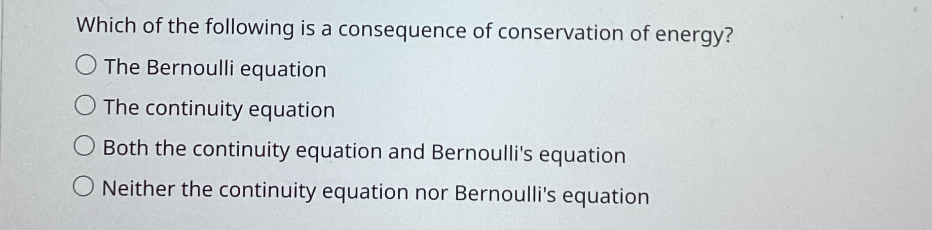 Solved Which of the following is a consequence of | Chegg.com