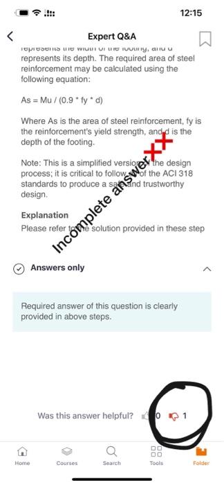 Design concrete isolated footing all information are | Chegg.com