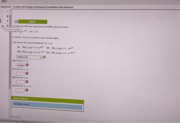 Solved Questions Problemos. Algo (Continuous Probability | Chegg.com