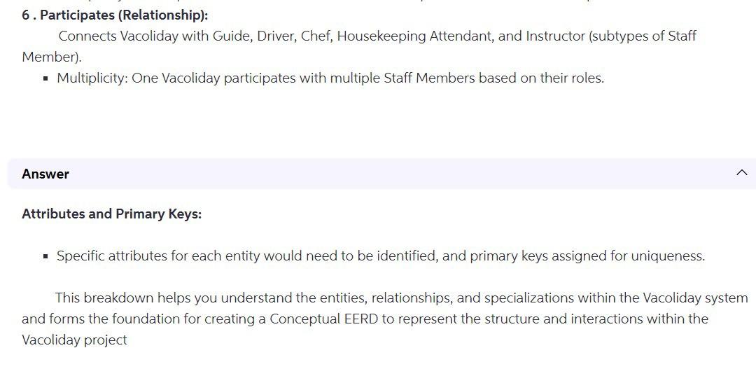 Solved Explanation: To create a Conceptual | Chegg.com