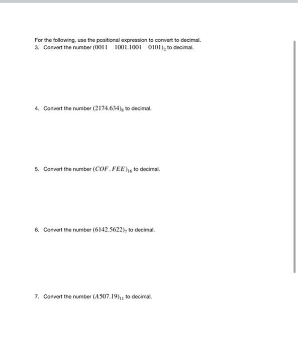 Solved 1. Fill in the following table with the binary and | Chegg.com