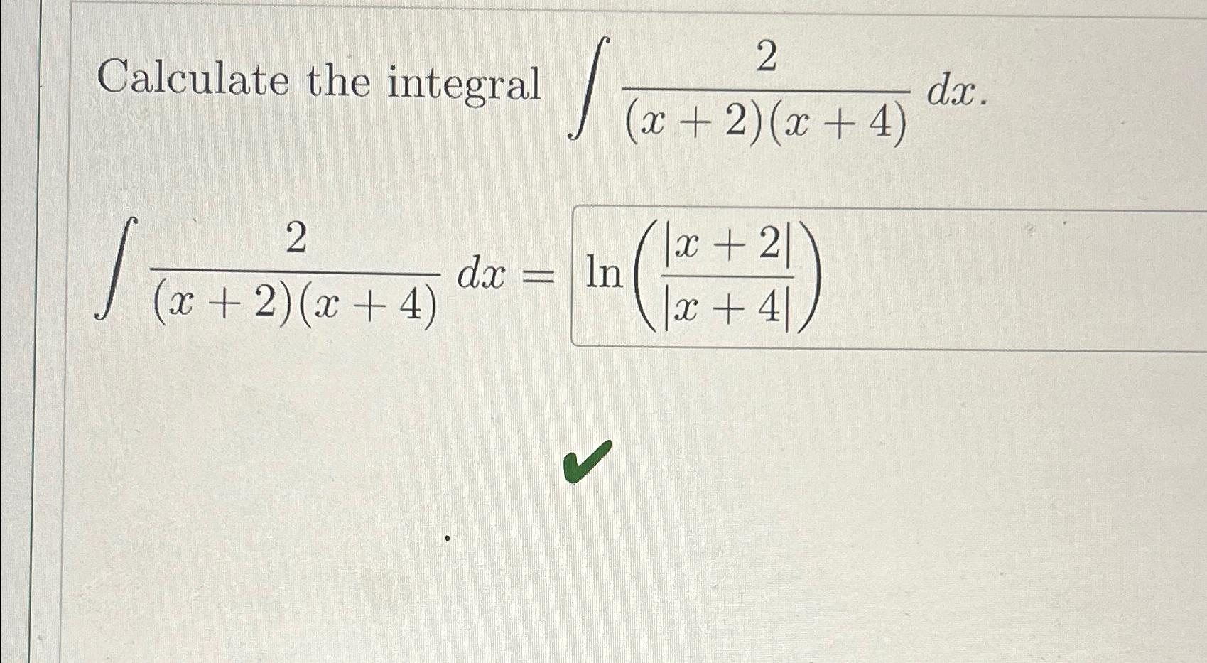 Solved Calculate the integral | Chegg.com
