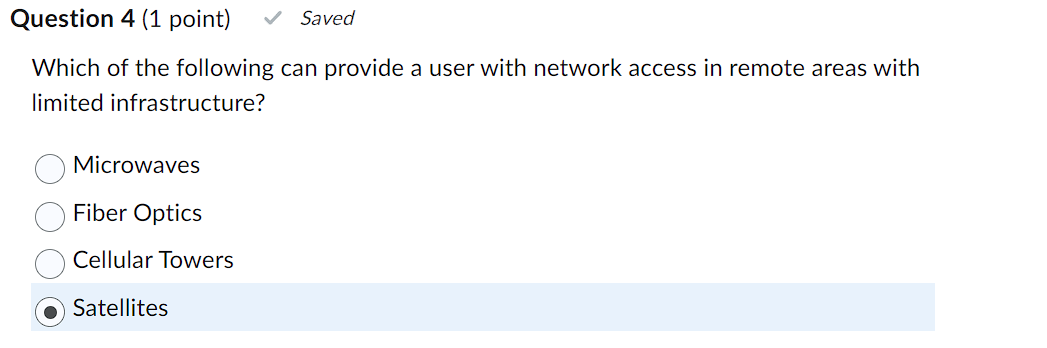 Solved Question 4 (1 ﻿point)Which of the following can | Chegg.com