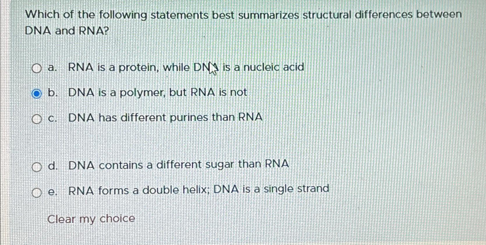 Solved Which of the following statements best summarizes | Chegg.com