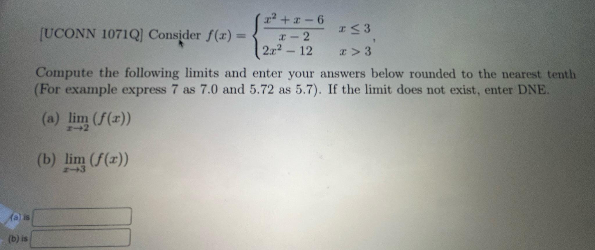 Solved [UCONN 1071Q] ﻿Consider | Chegg.com