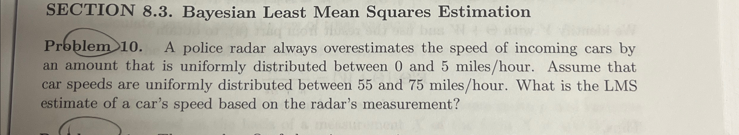 Solved SECTION 8.3. Bayesian Least Mean Squares | Chegg.com Solved SECTION 8.3. Bayesian Least Mean Squares | Chegg.com