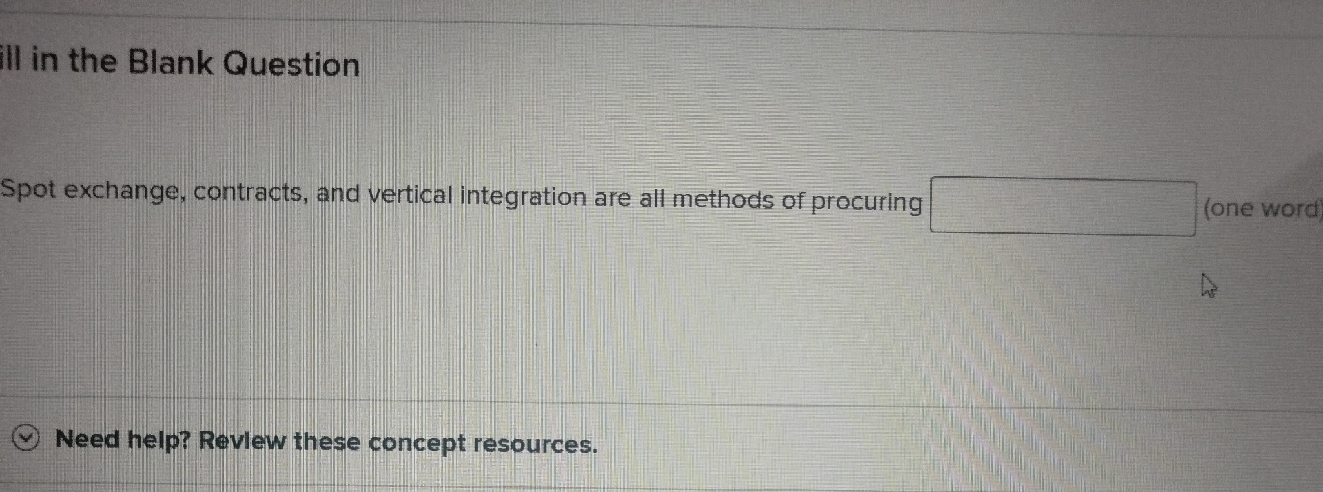 Solved ill in the Blank QuestionSpot exchange, contracts, | Chegg.com