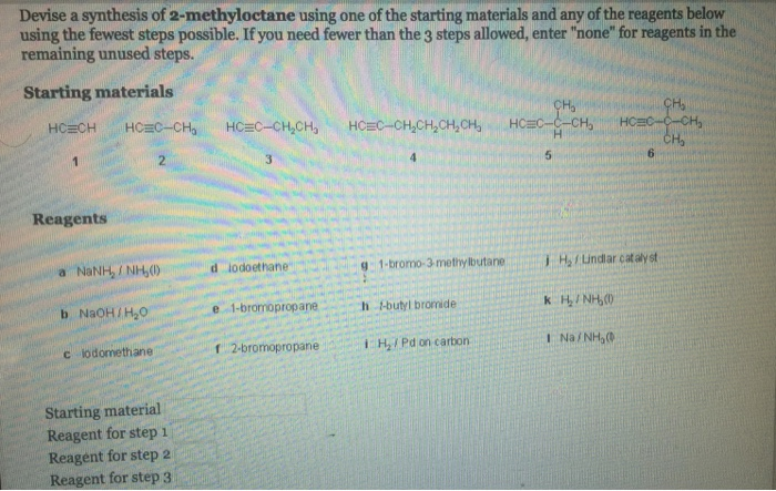 Devise a synthesis of (Z)-2-hexene using one of the | Chegg.com