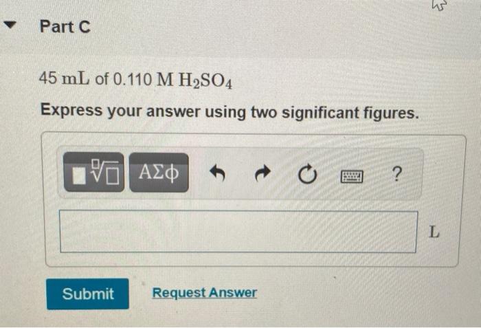 Solved Determine the volume of 0.220 M KOH solution required | Chegg.com