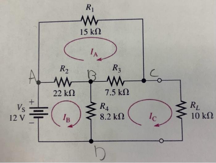 Solved Fidn the current using Branch current method. please | Chegg.com