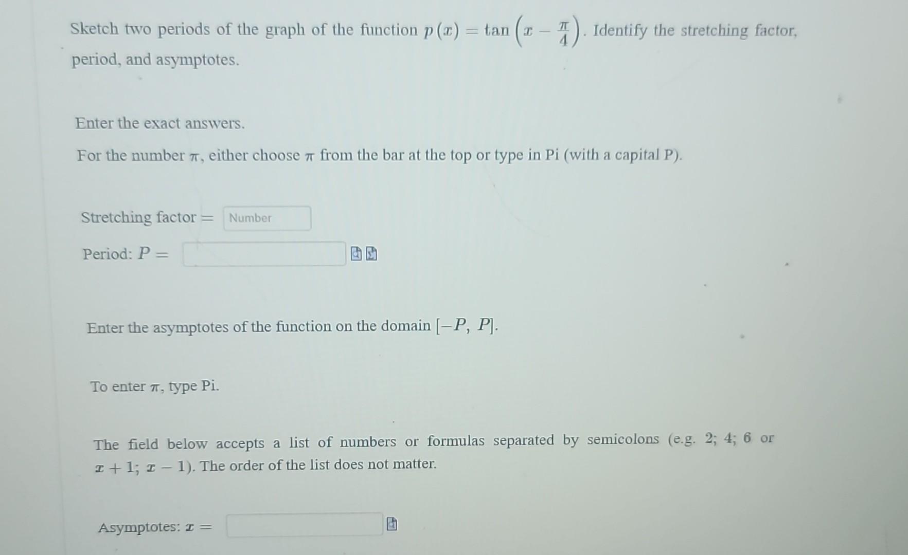 Solved Sketch two periods of the graph of the function | Chegg.com