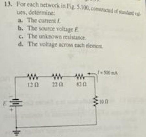Solved ues, determine:a. ﻿The current 1 .b. ﻿The source | Chegg.com