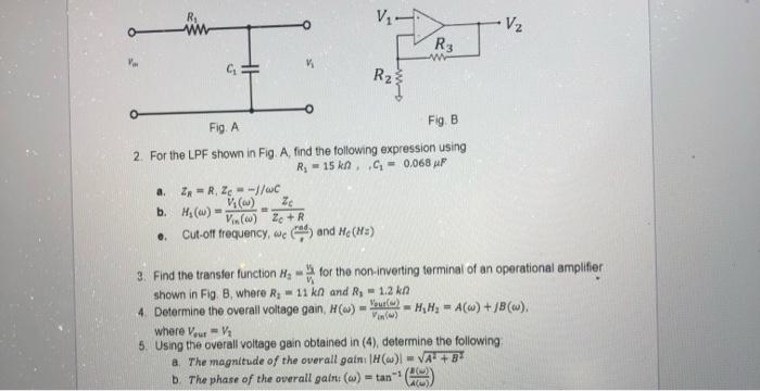 Solved 5. Using the overall voltage gain obtained in (4), | Chegg.com