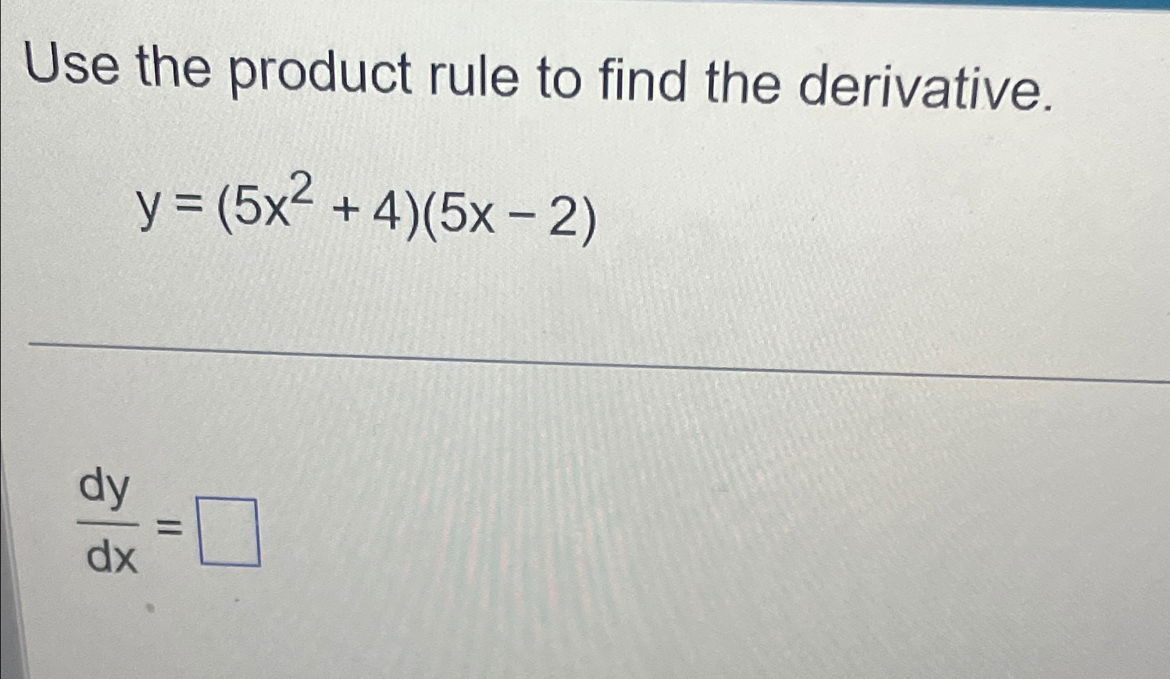 Solved Use the product rule to find the | Chegg.com