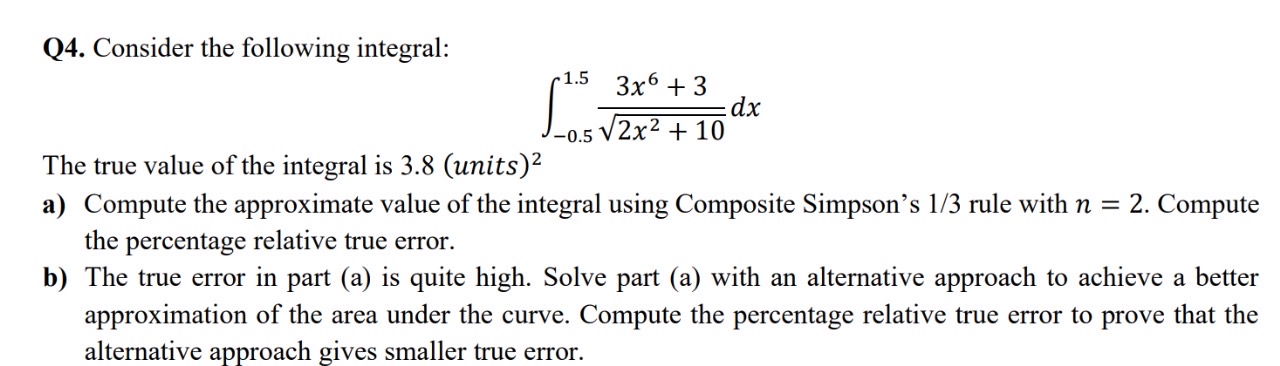 Q4. ﻿Consider the following | Chegg.com