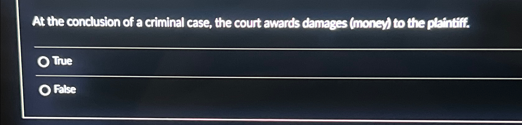 Solved At the conclusion of a criminal case, the court | Chegg.com