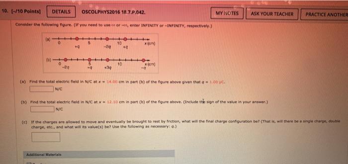 Solved 10. (-/10 Points DETAILS OSCOLPHYS2016 18.7.P.042. MY | Chegg.com Solved 10. (-/10 Points DETAILS OSCOLPHYS2016 18.7.P.042. MY | Chegg.com