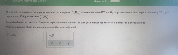 Solved Objective knowledge Check Question 9 At a certain | Chegg.com