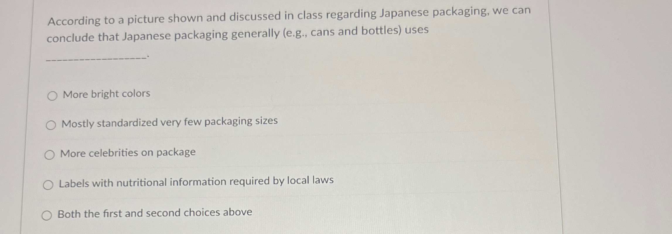 Solved According to a picture shown and discussed in class | Chegg.com