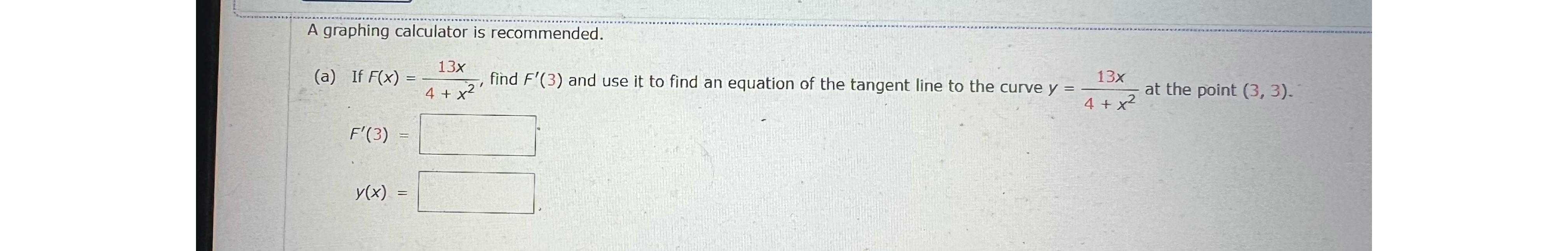 Solved A graphing calculator is recommended.(a) ﻿If | Chegg.com