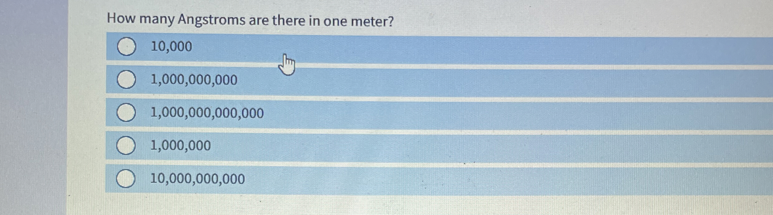 Solved How many Angstroms are there in one | Chegg.com