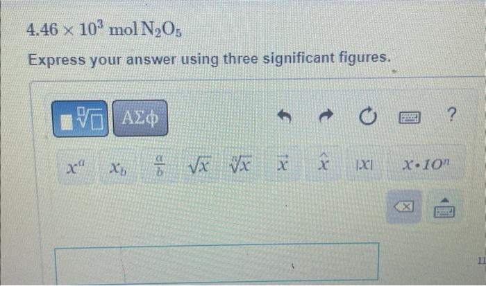Solved For the reaction shown, calculate how many moles of | Chegg.com