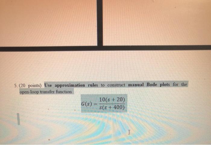 Solved 5.(20 points) Use approximation rules to construct | Chegg.com